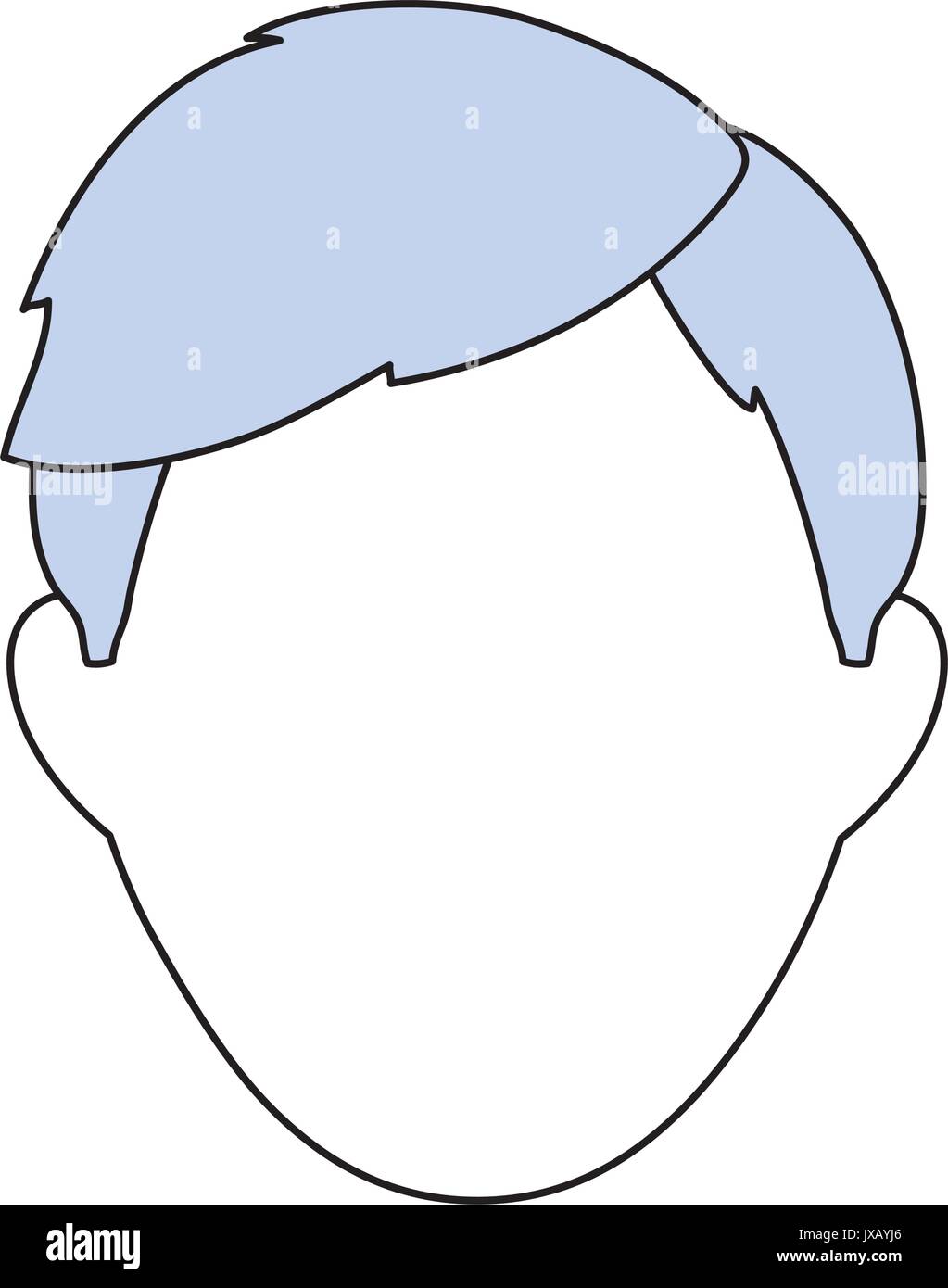 Man faceless profile icon vector illustration graphic design Stock ...