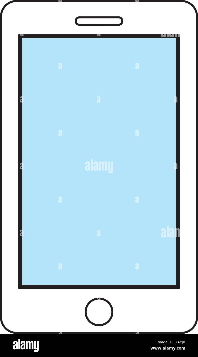 Pastel colored smartphone Stock Vector Images - Alamy