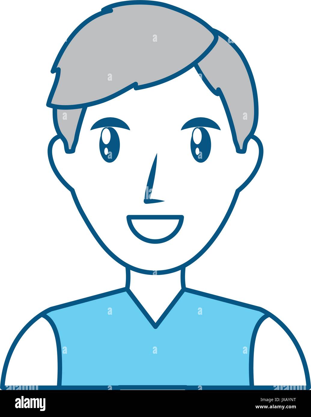 Man smiling profile Stock Vector Image & Art - Alamy