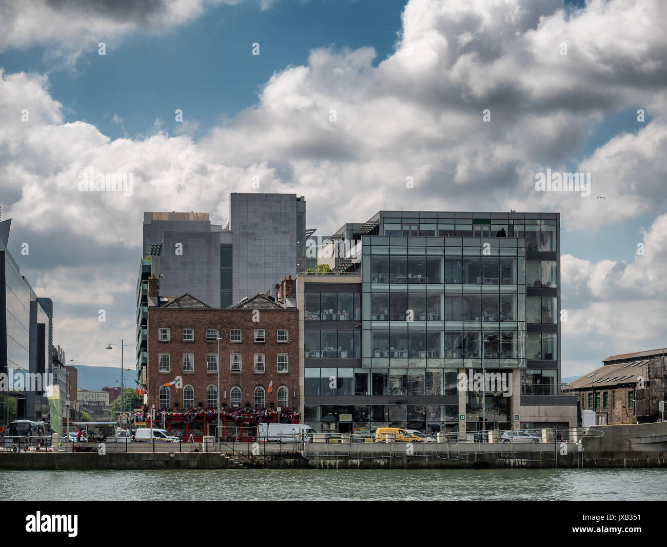 Docklands at the river Liffey in Dublin, Ireland Stock Photo - Alamy