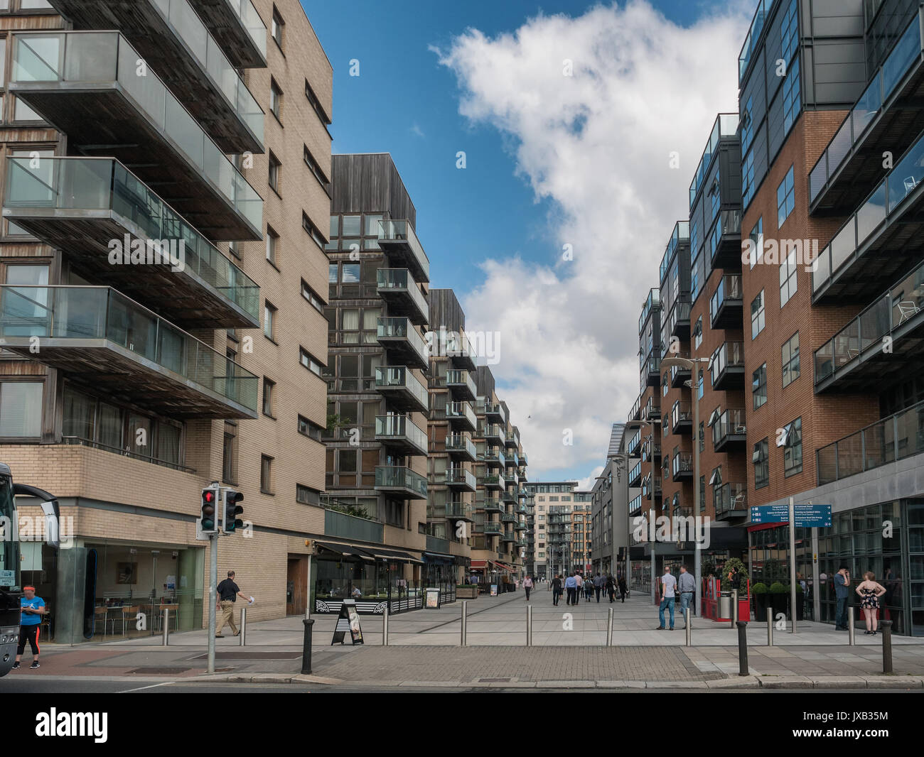 Docklands at the river Liffey in Dublin, Ireland Stock Photo - Alamy