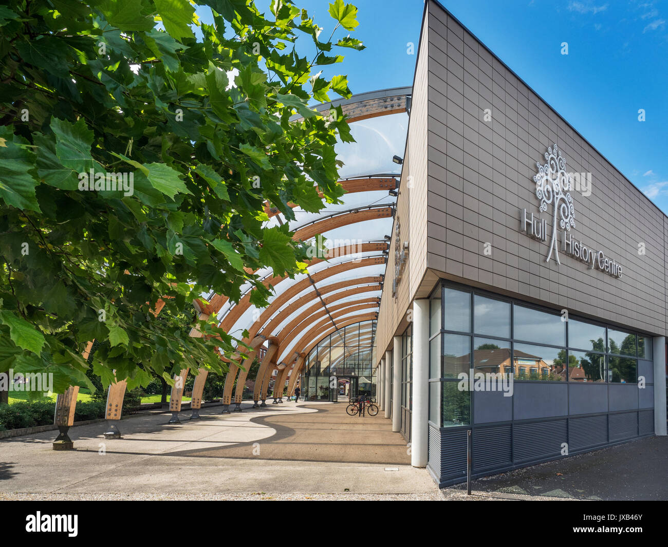 Hull History Centre Archive and Library on Worship Street in Hull ...