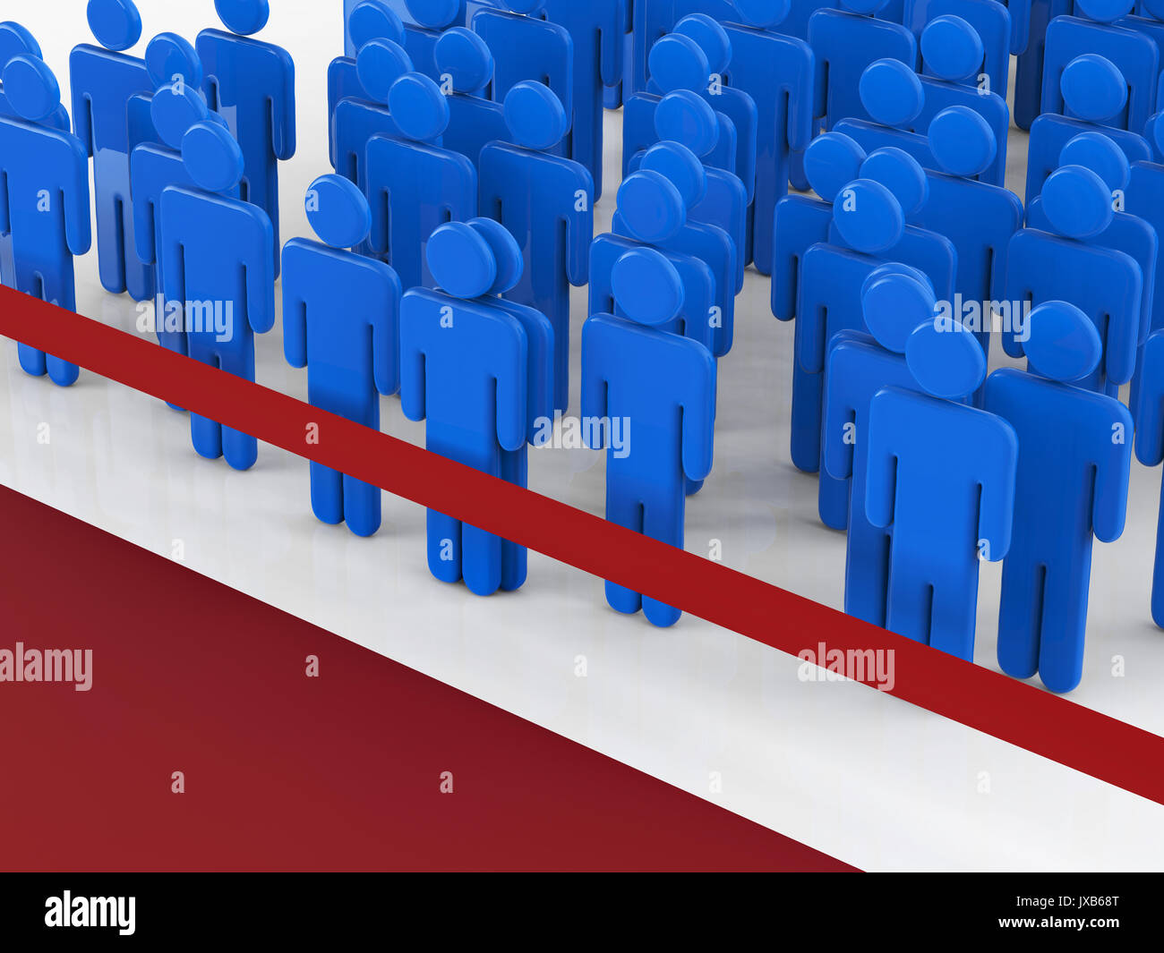 Waiting line divider hi-res stock photography and images - Alamy