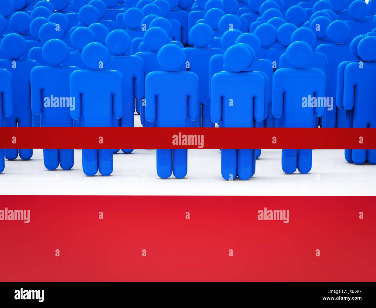 Waiting line divider hi-res stock photography and images - Alamy
