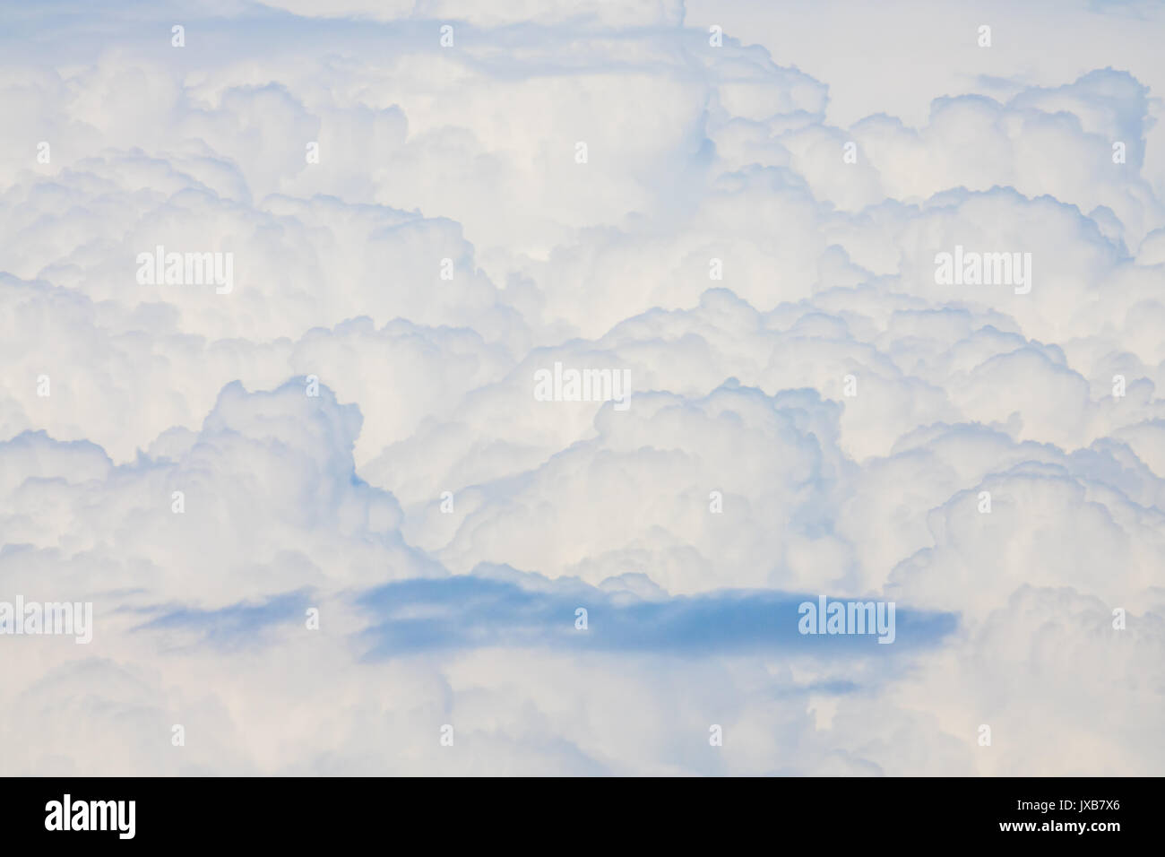 Horizontal picture of dense clouds in the sky in summer Stock Photo - Alamy