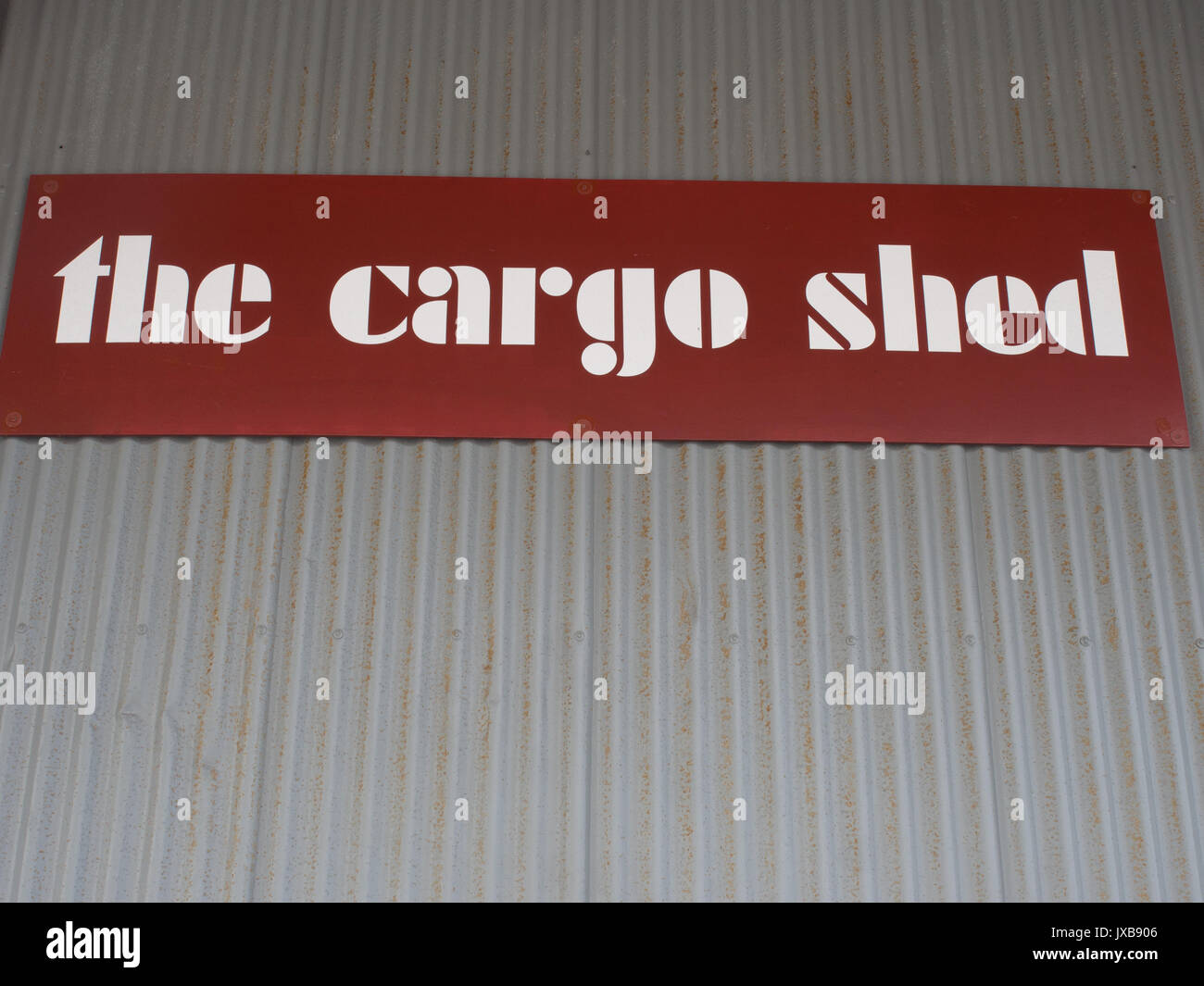 The Cargo Shed Stock Photo - Alamy