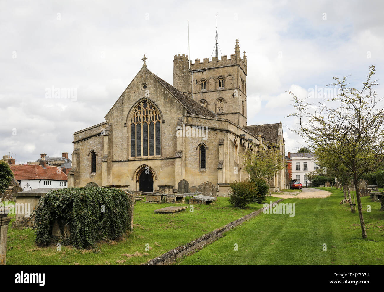 Wiltshire St John The Baptist Church High Resolution Stock Photography ...
