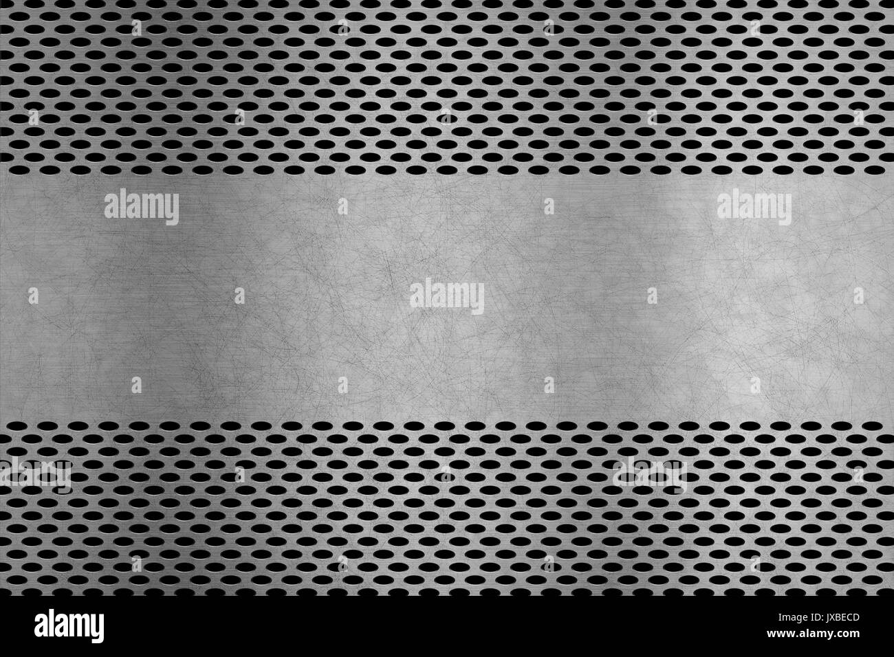 metal plate backgroud with metal screen Stock Photo - Alamy