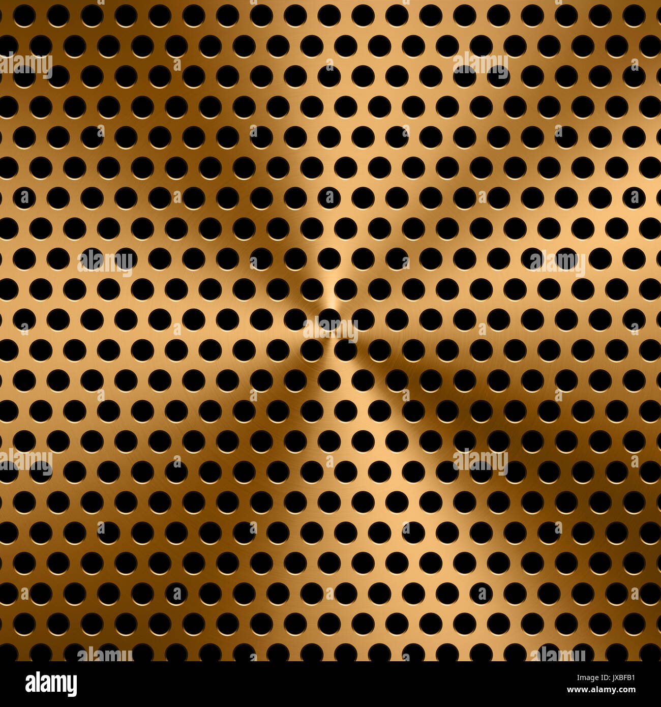 3d rendering gold metal screen background Stock Photo - Alamy