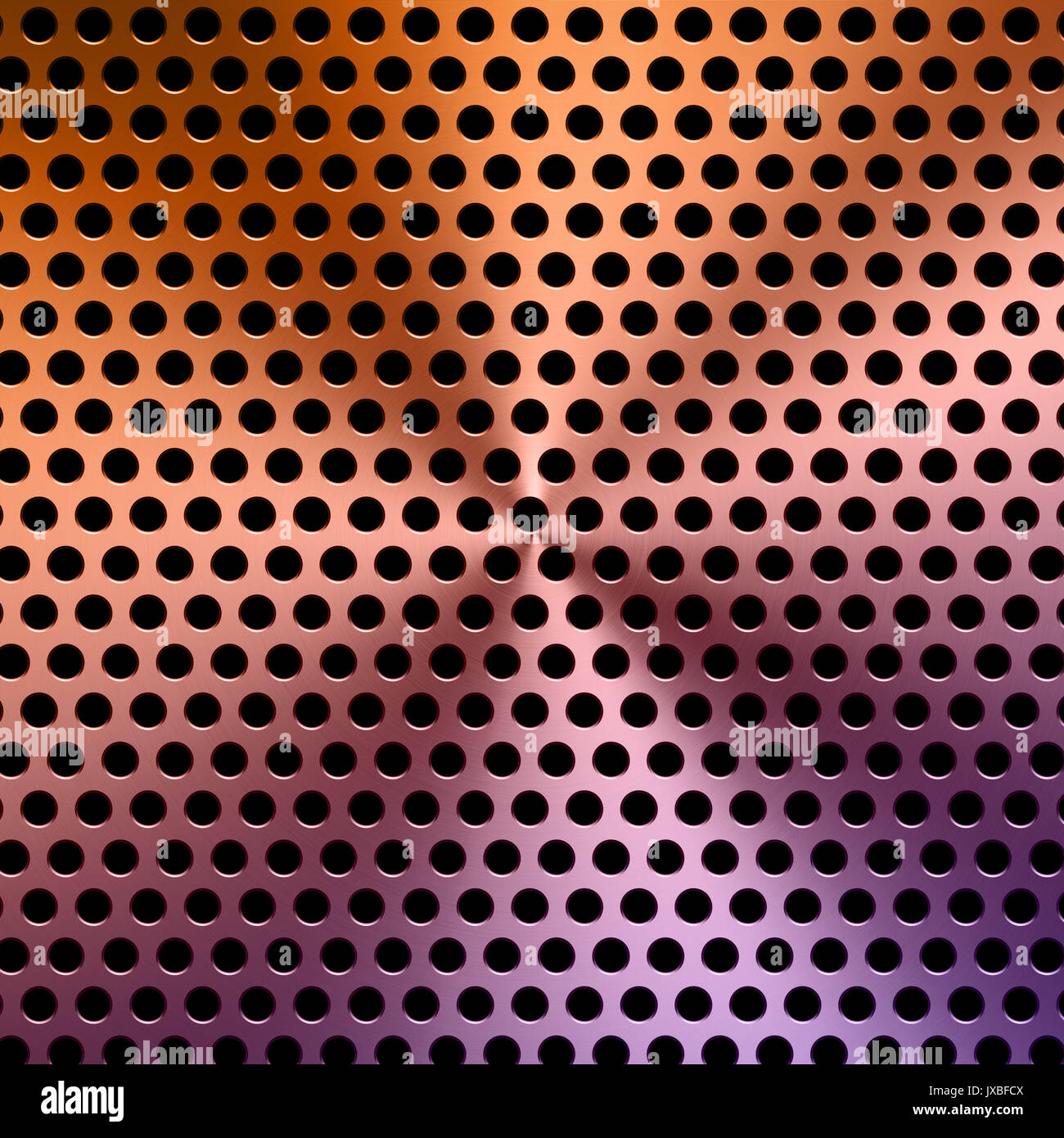 3d rendering multicolored metal screen background Stock Photo - Alamy