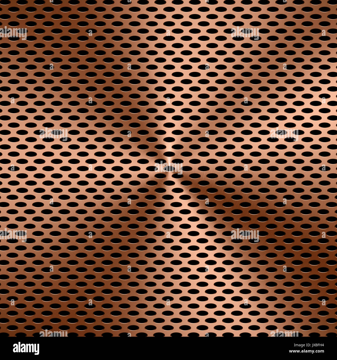 3d rendering copper screen background Stock Photo - Alamy
