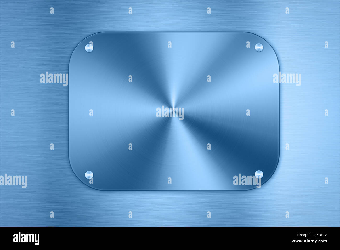 shiny blue metal plate background Stock Photo - Alamy