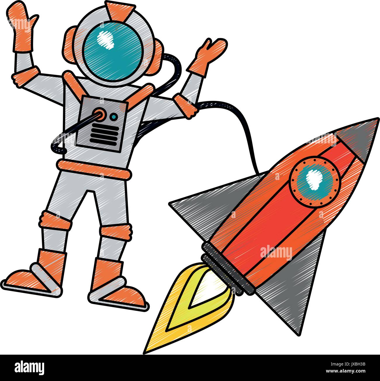 astronaut vector illustration Stock Vector Image & Art - Alamy