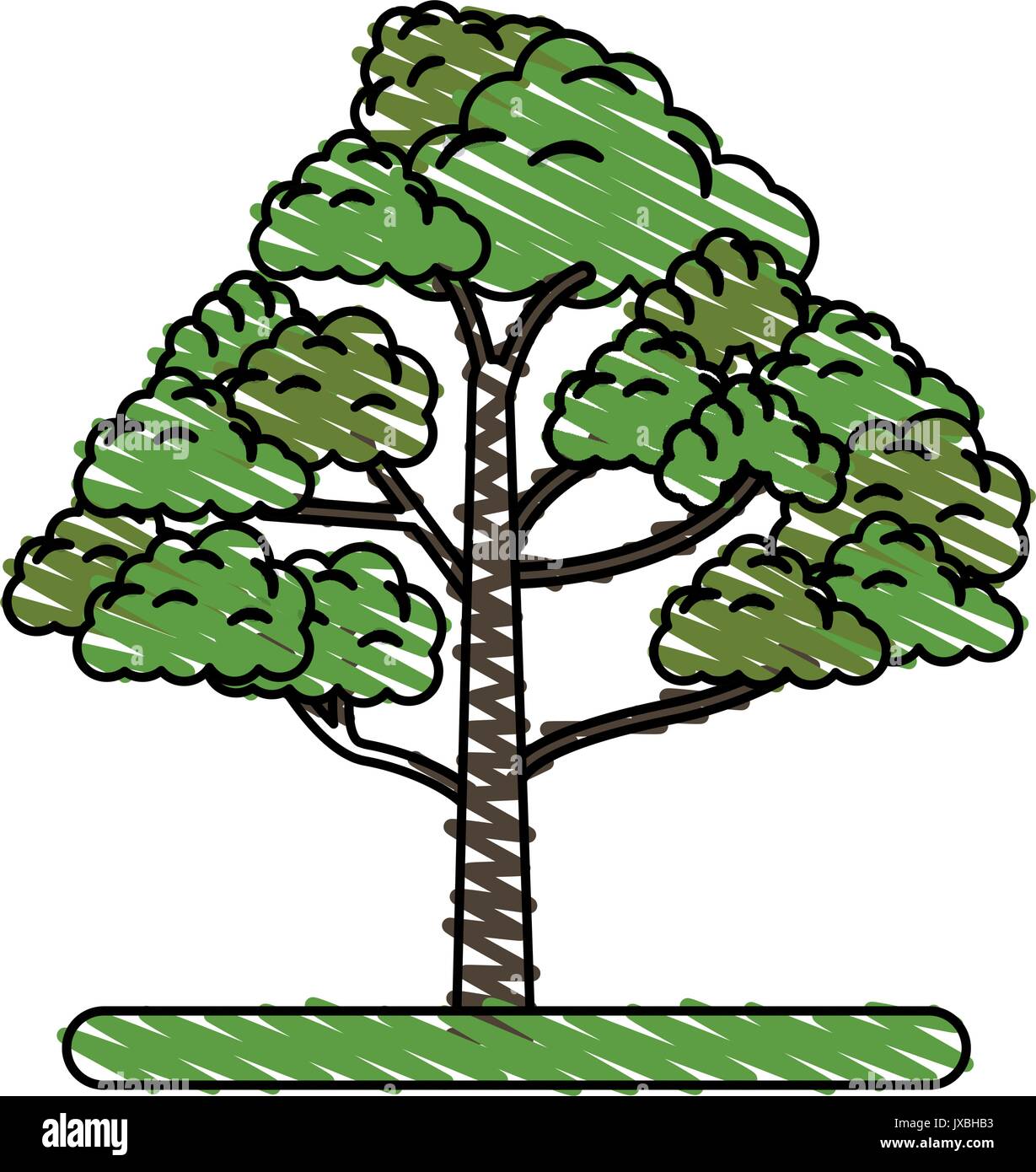tree vector illustration Stock Vector Image & Art - Alamy