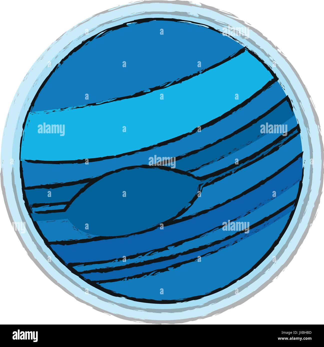 neptune vector illustration Stock Vector Image & Art - Alamy