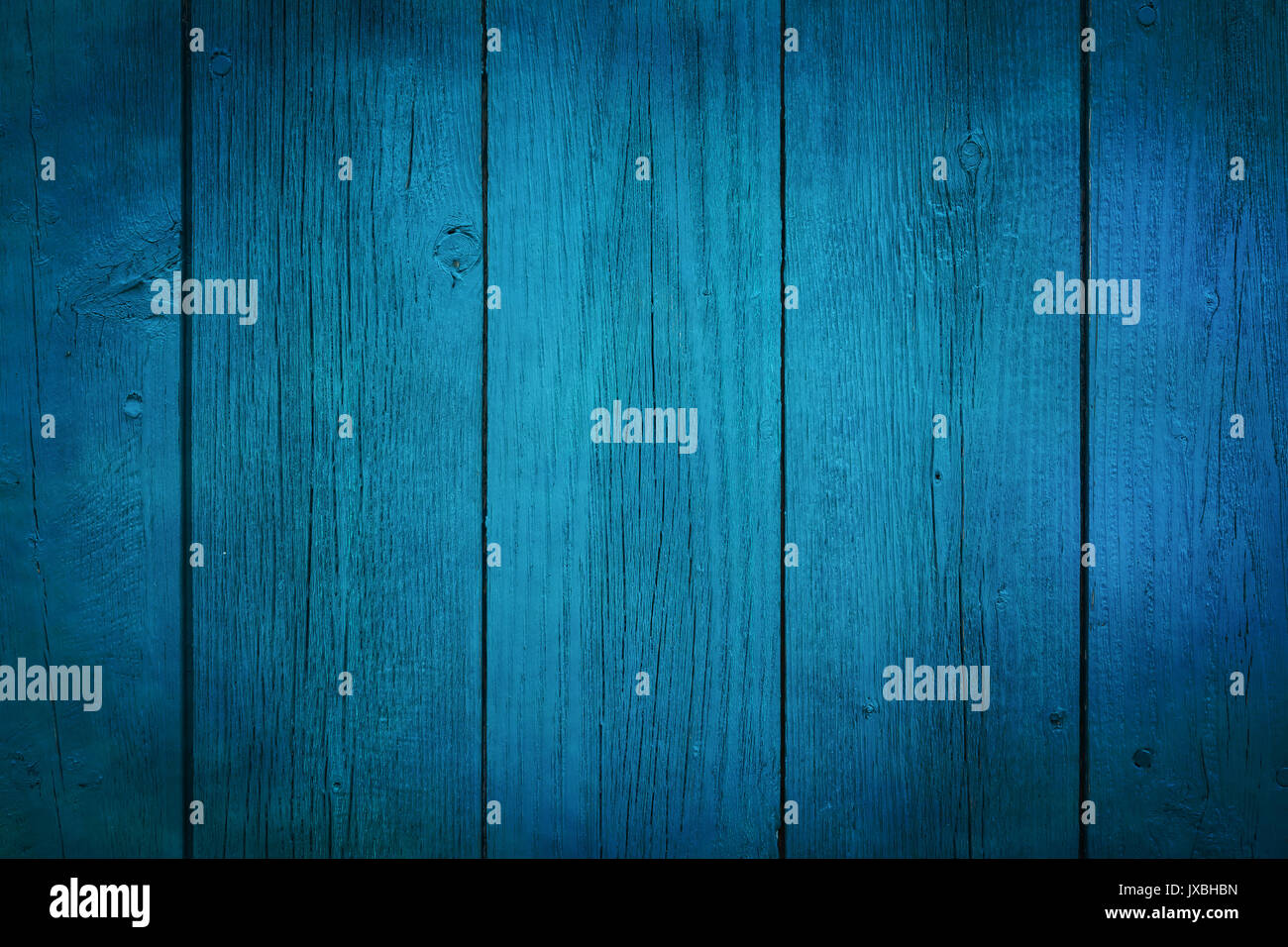 Bright blue painted board background Stock Photo - Alamy