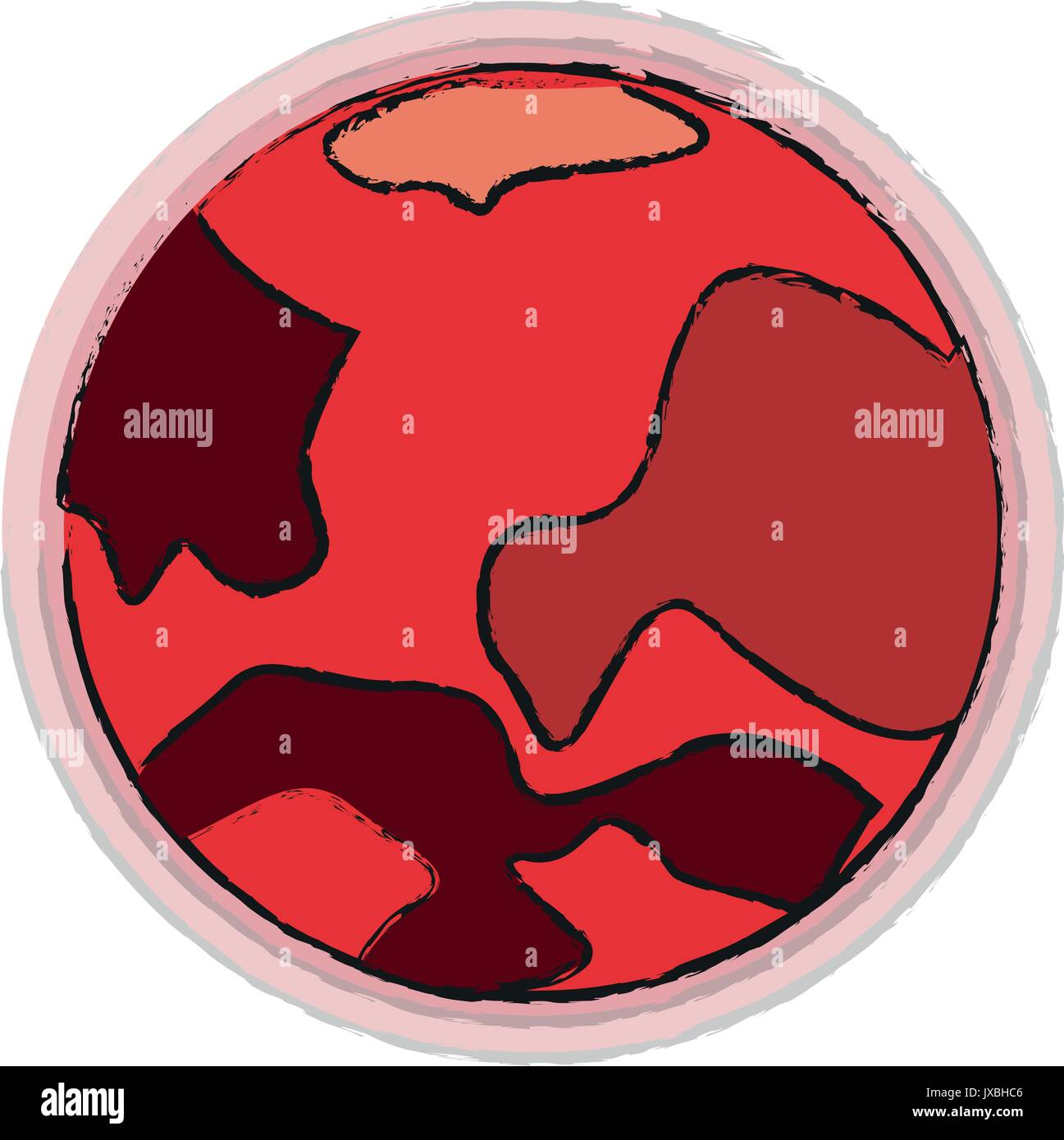 mars vector illustration Stock Vector Image & Art - Alamy