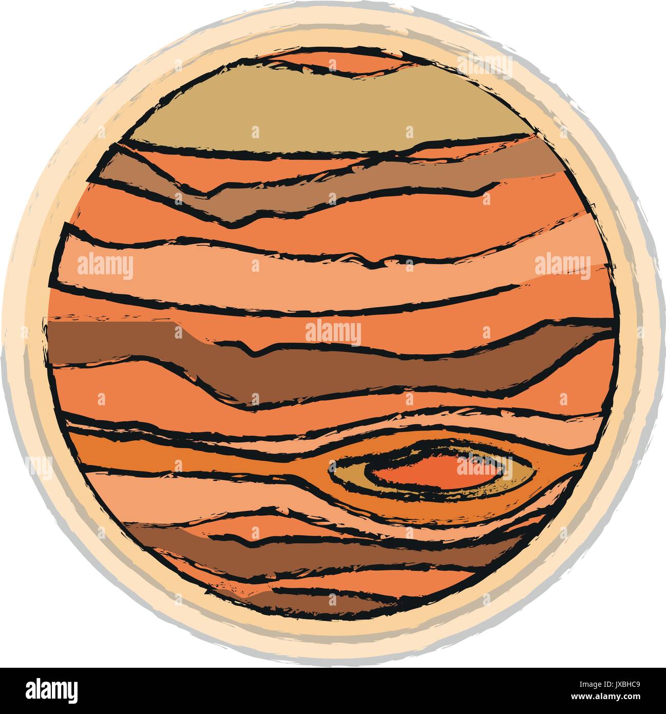 jupiter vector illustration Stock Vector Image & Art - Alamy