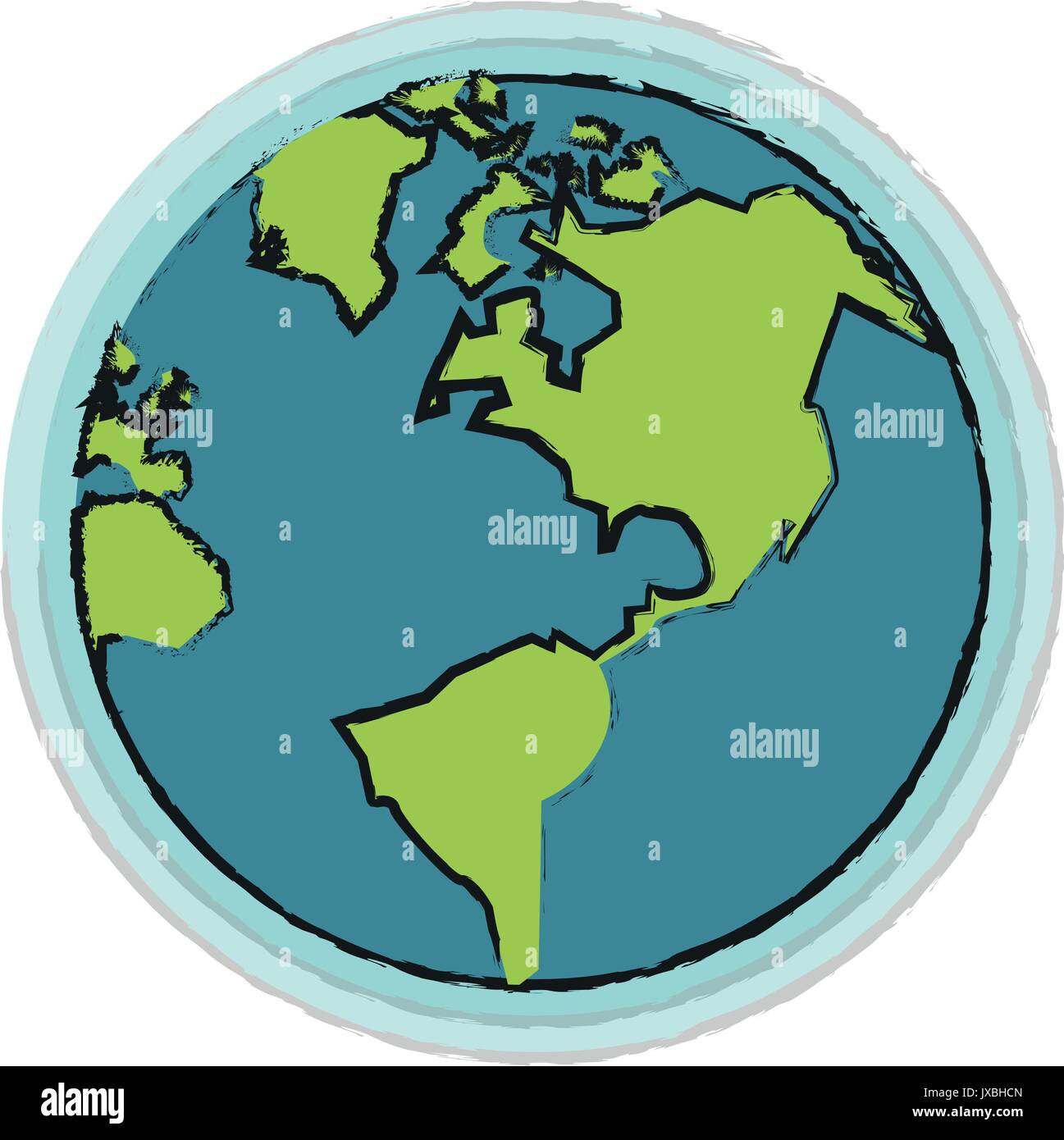 earth vector illustration Stock Vector Image & Art - Alamy