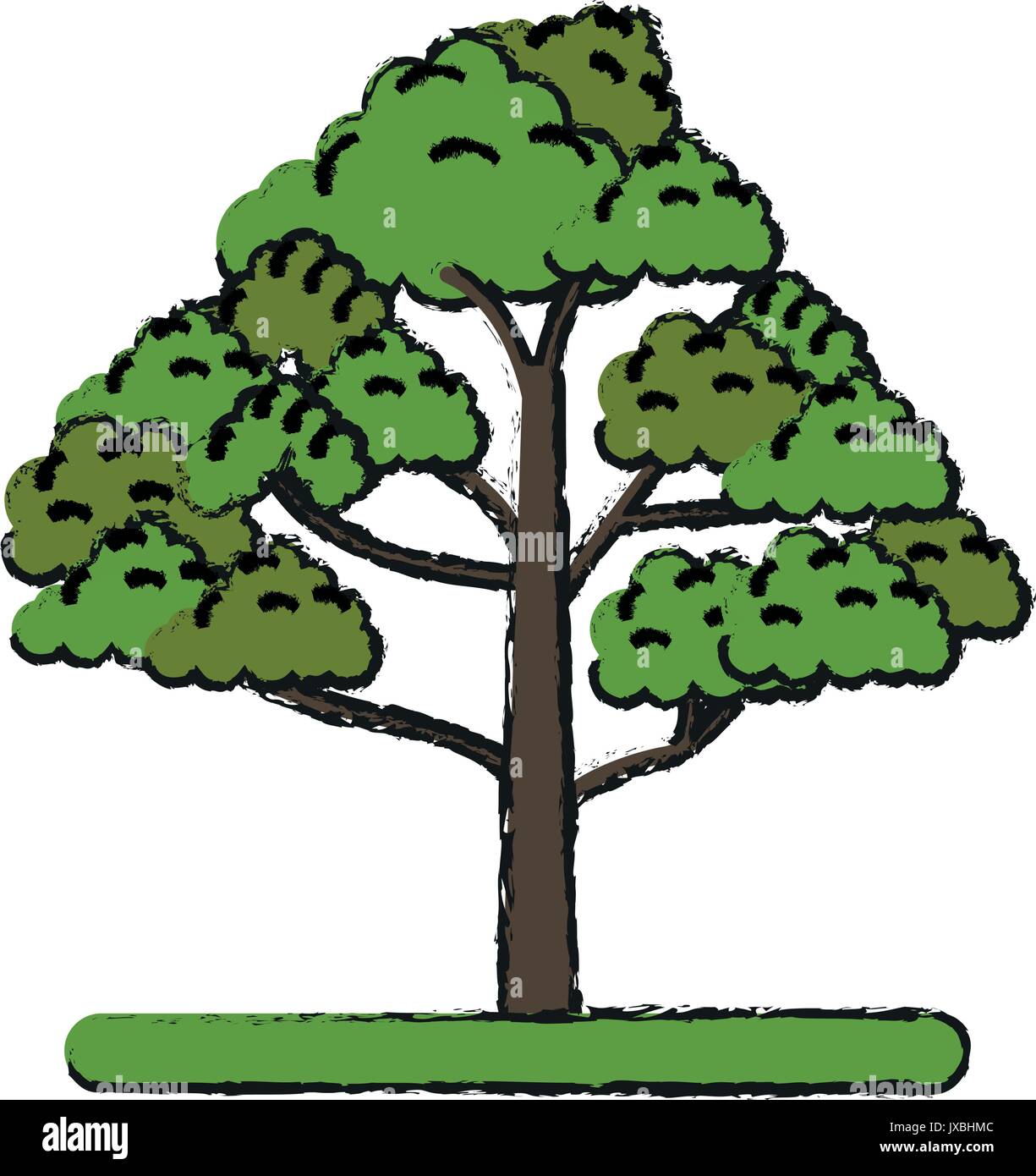 tree vector illustration Stock Vector Image & Art - Alamy