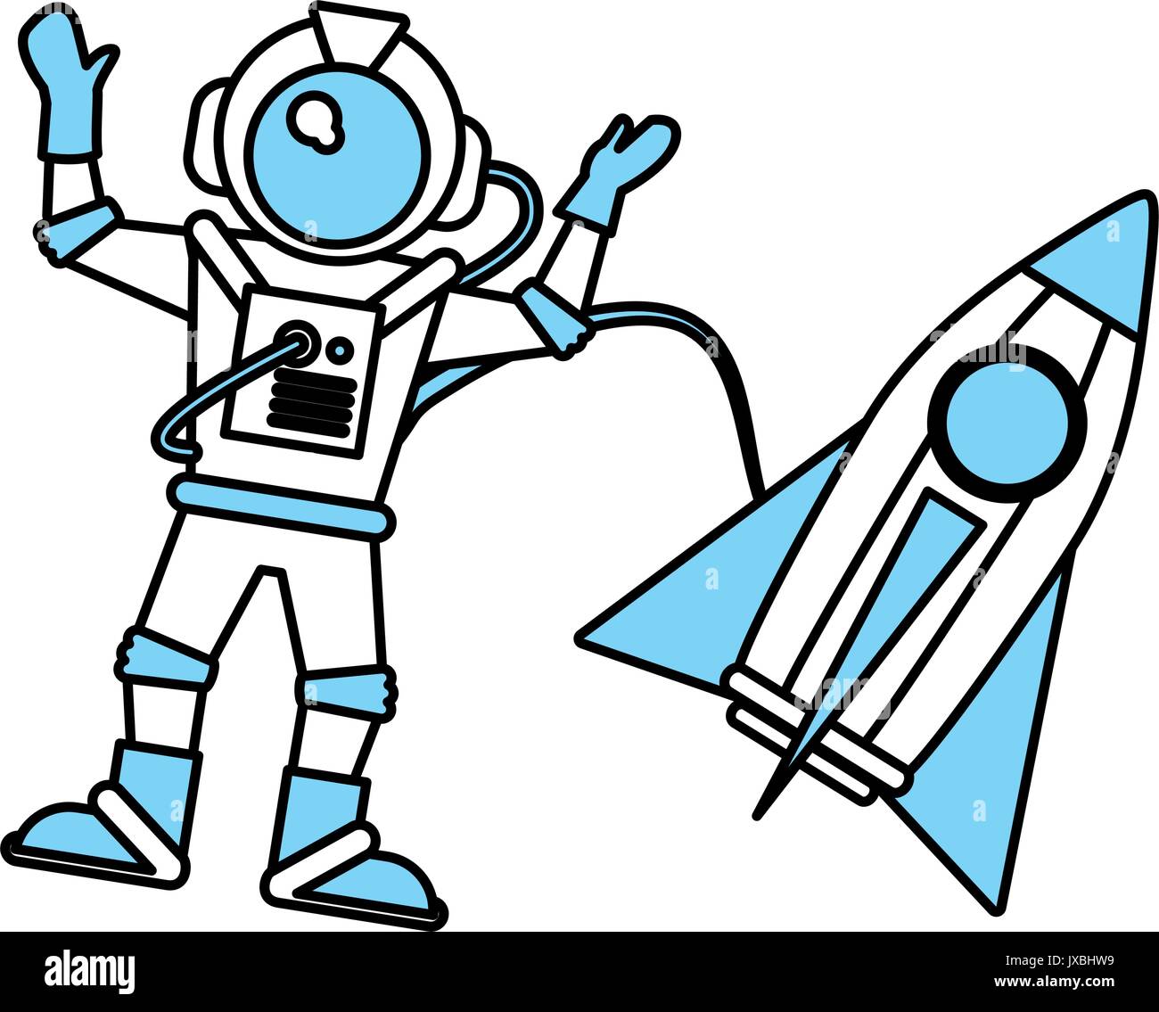 astronaut vector illustration Stock Vector Image & Art - Alamy