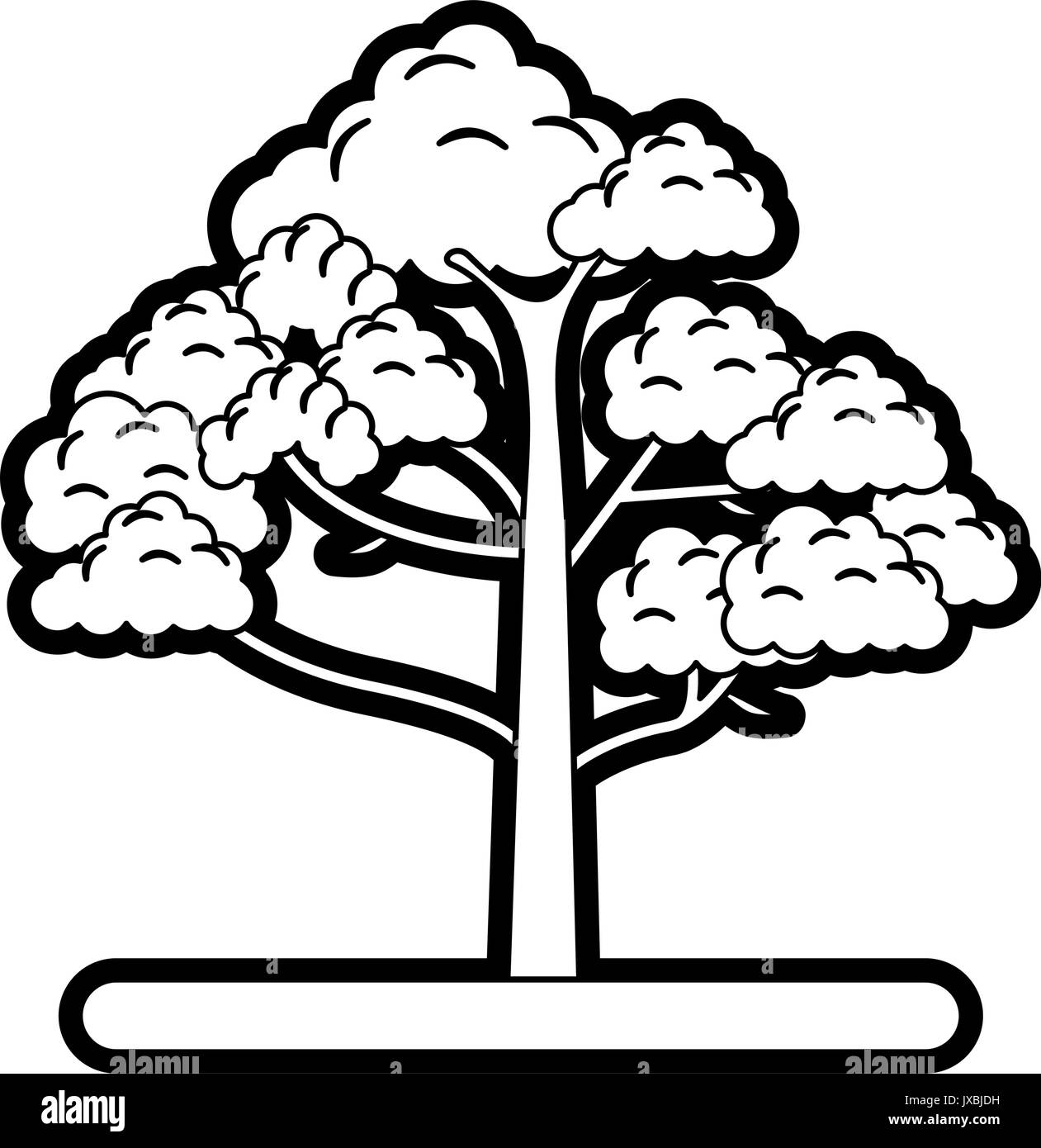 tree vector illustration Stock Vector Image & Art - Alamy