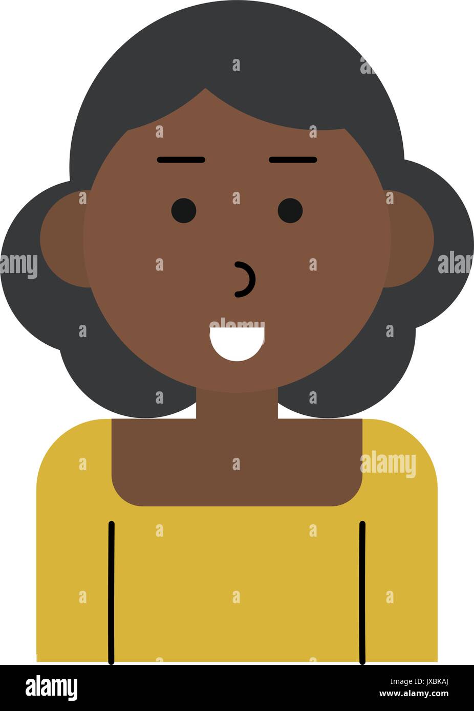 happy woman cartoon icon image Stock Vector Image & Art - Alamy