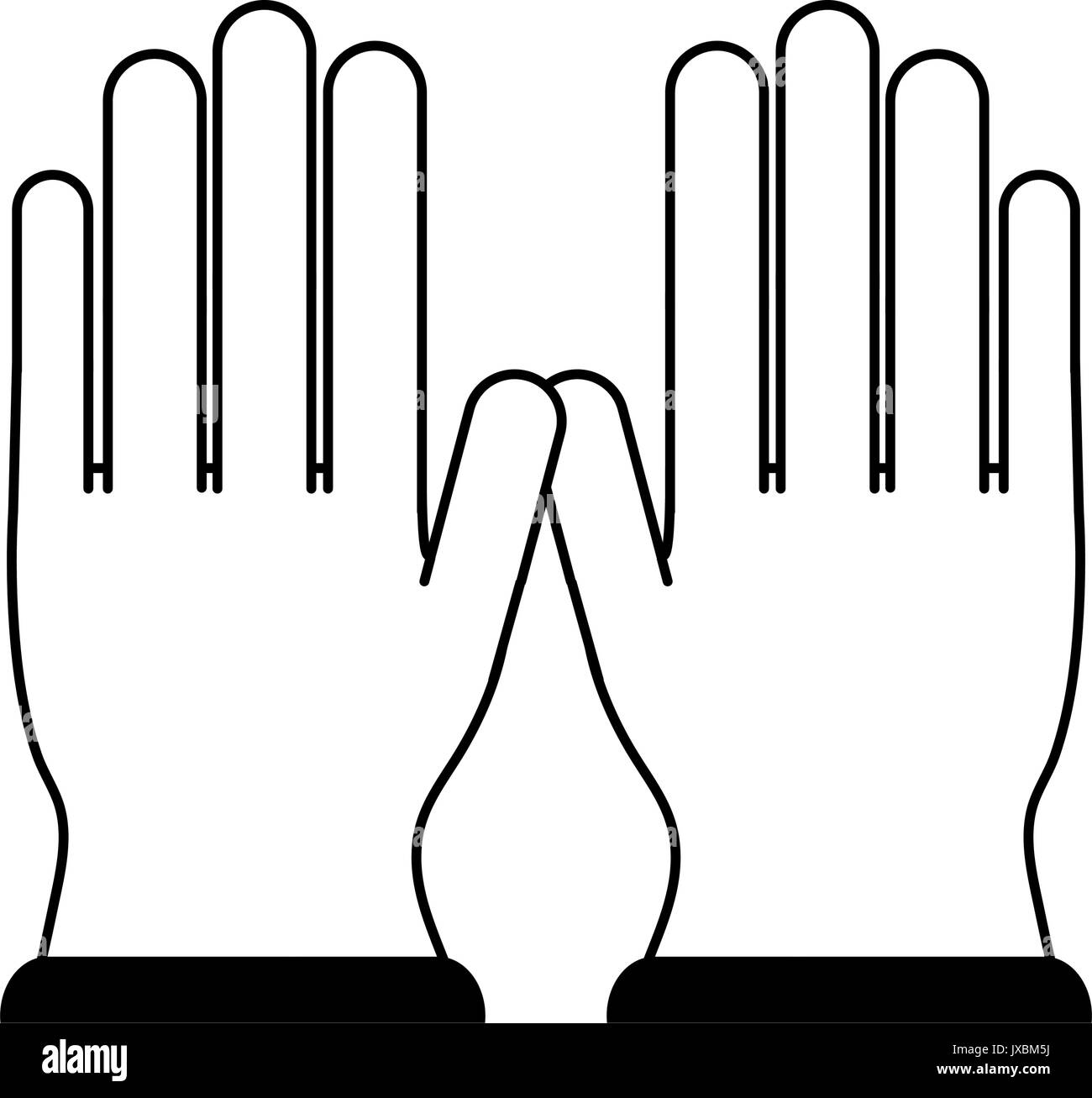 two gloves icon image Stock Vector Image & Art - Alamy