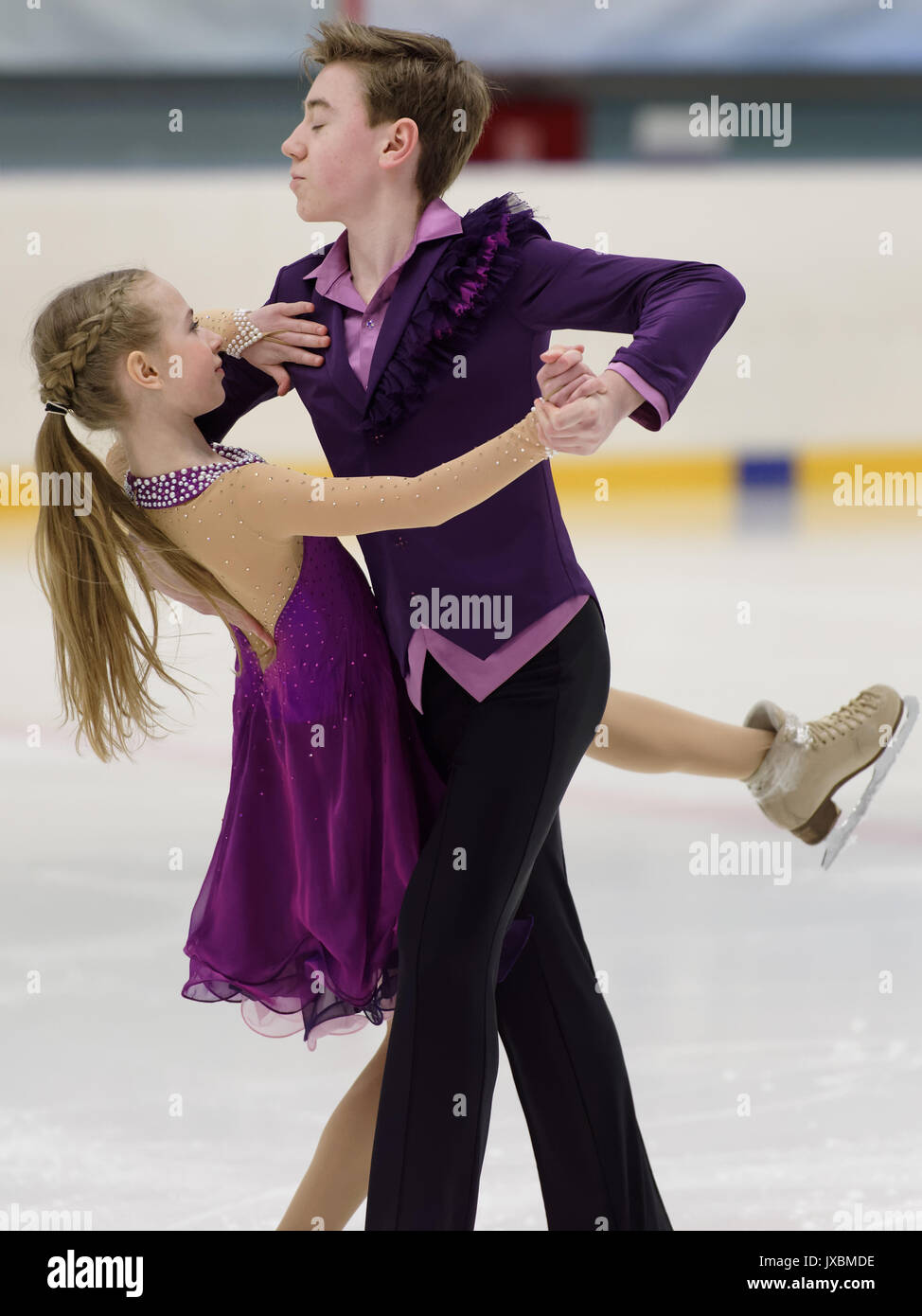 Ice skate spinning hi-res stock photography and images - Alamy