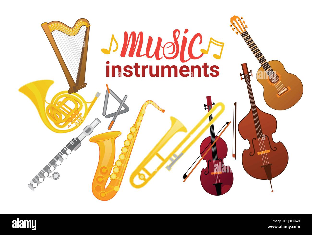 Jazz Concept White Space Stock Vector Images - Alamy