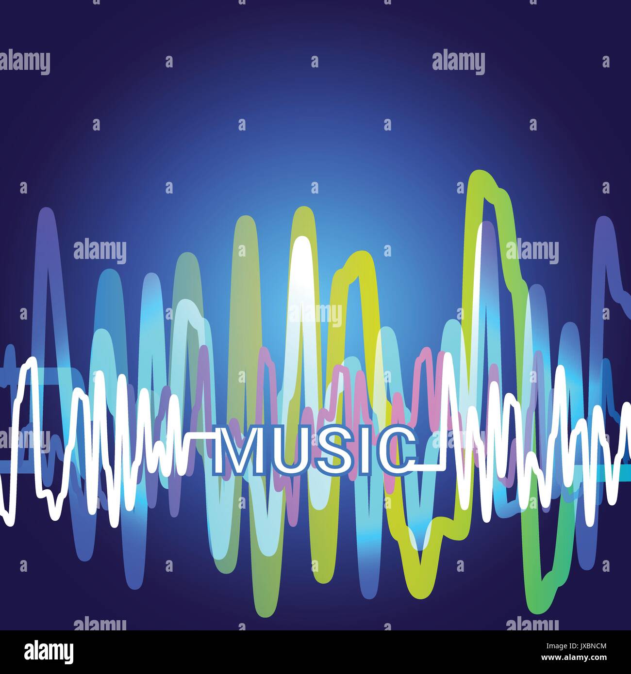 Best Music Banner Colorful Modern Musical Poster With Line Equalizer ...