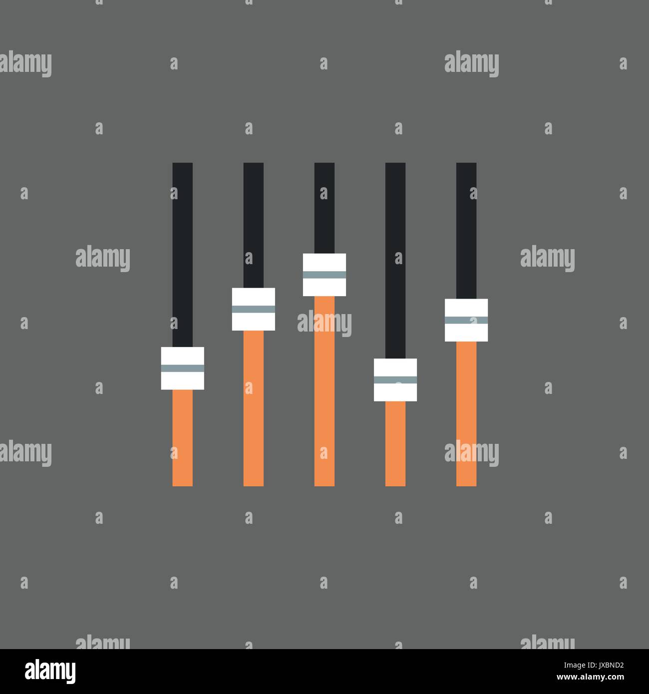 Audio sound mixing system Stock Vector Images - Alamy