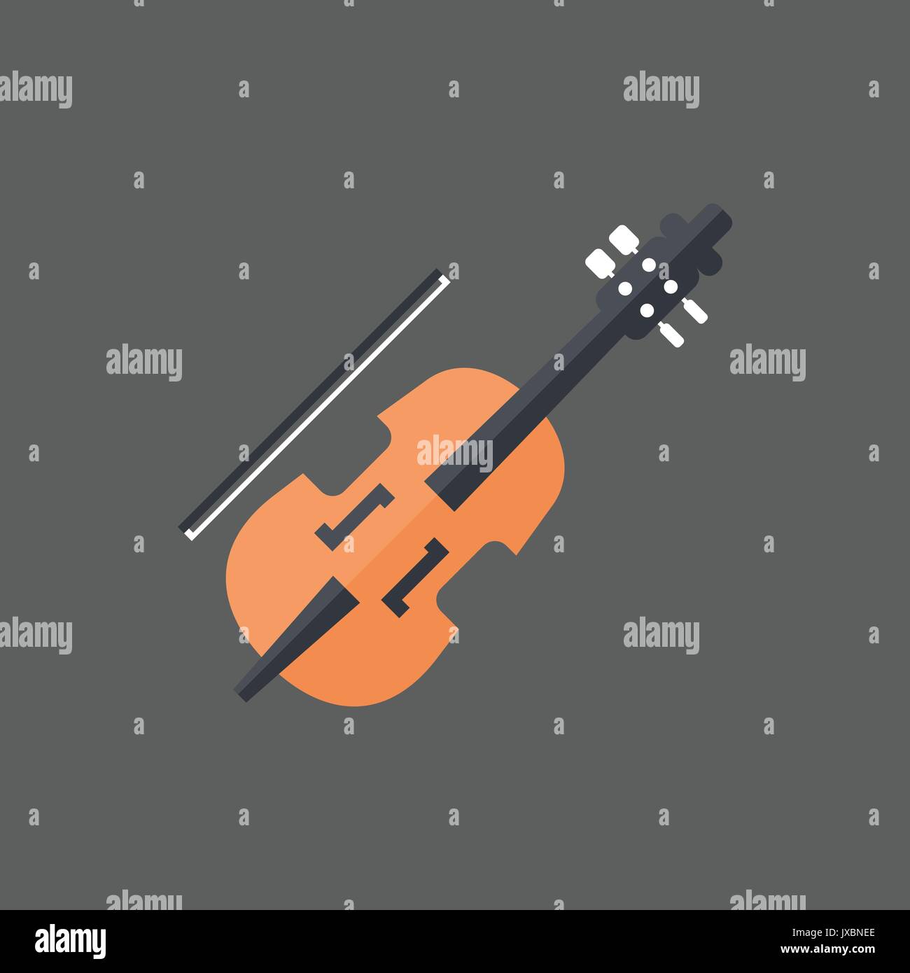 Violin Icon Music Instruments Concept Stock Vector Image & Art - Alamy