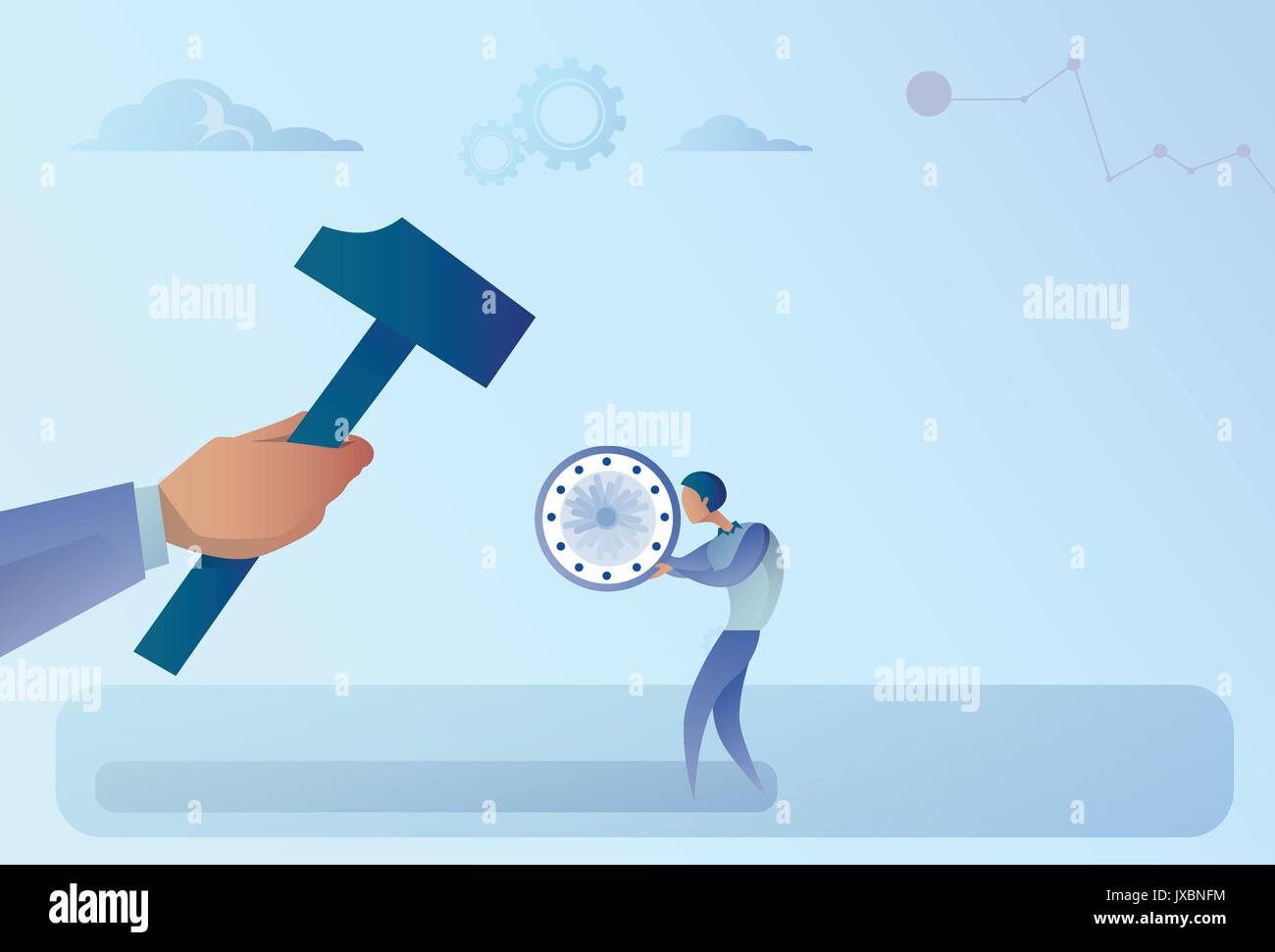 Your big break Stock Vector Images - Alamy