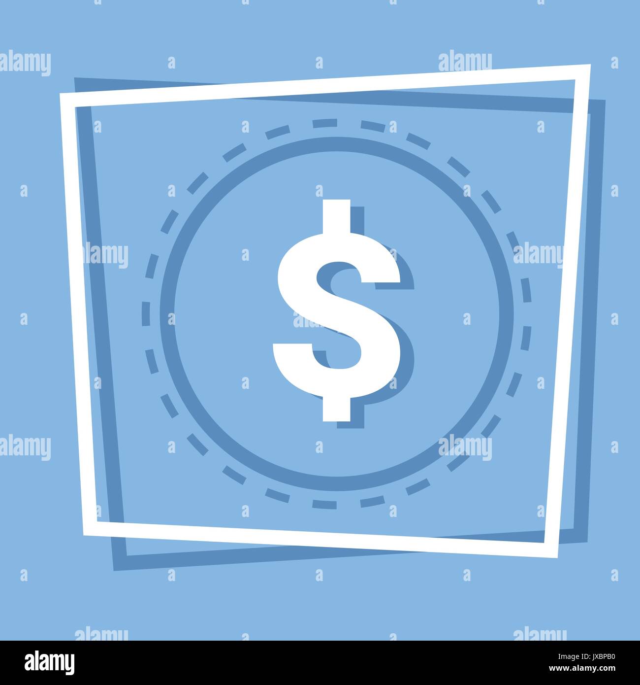 Dollar Sign Icon Currency Web Button Stock Vector Image & Art - Alamy