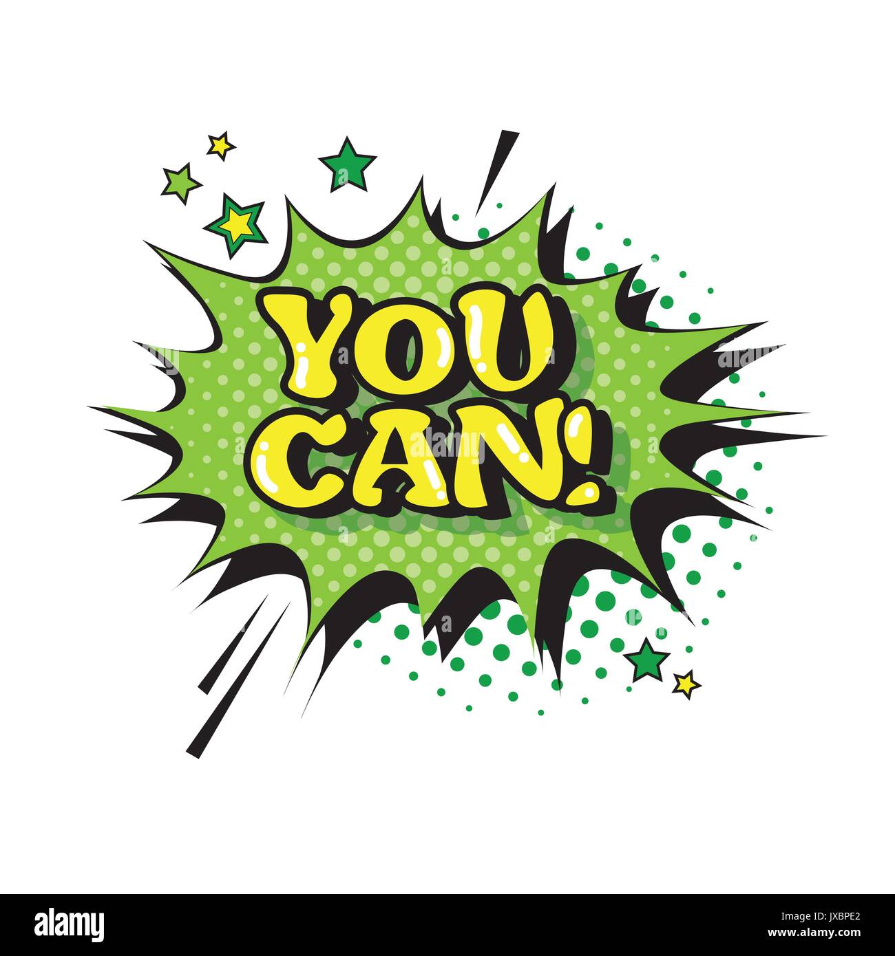 Comic Speech Chat Bubble Pop Art Style You Can Expression Text Icon ...