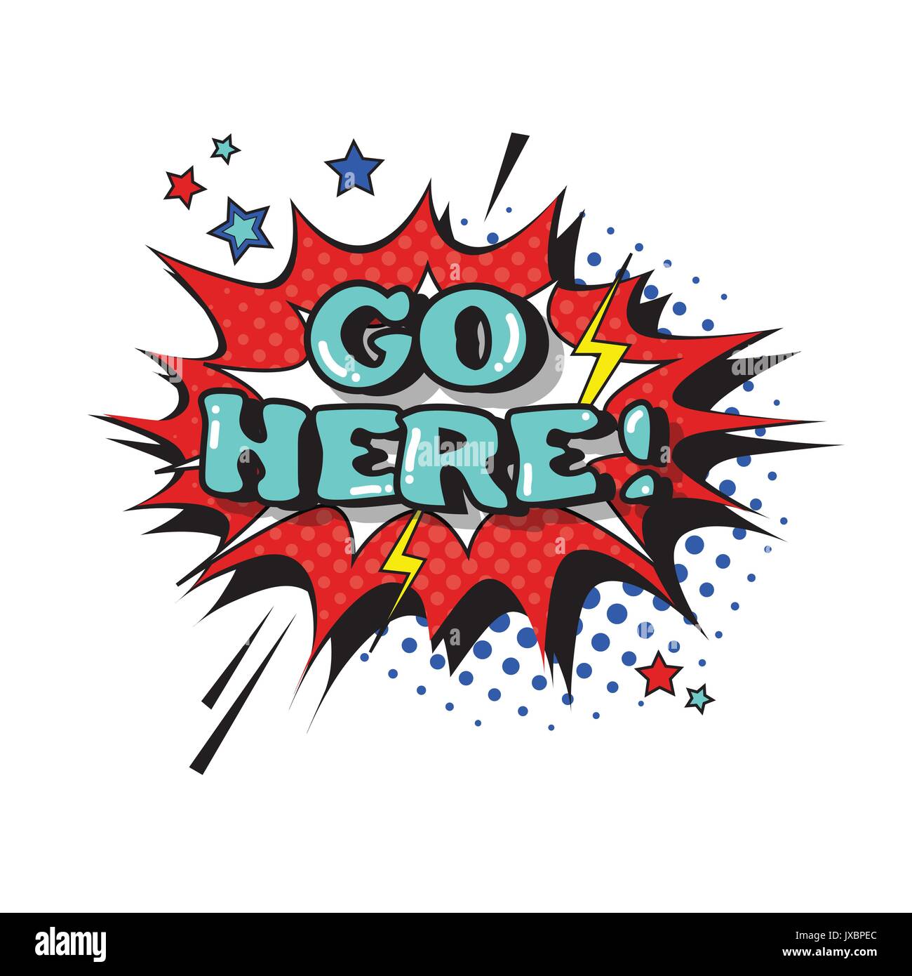 Comic Speech Chat Bubble Pop Art Style Bam Expression Text Icon Stock ...