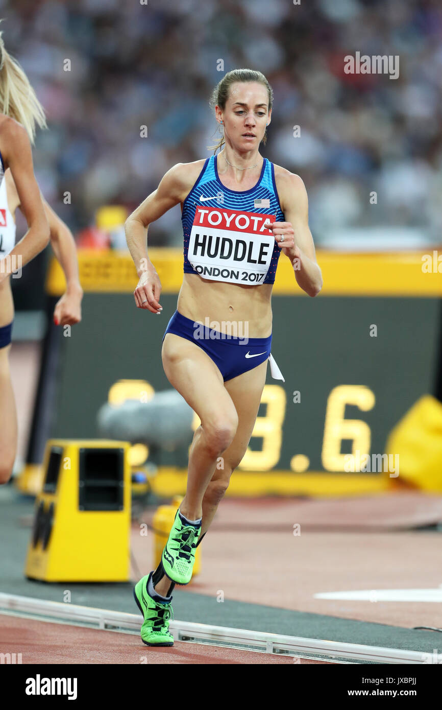 Molly HUDDLE (United States of America) competing in the Women's 5000m ...