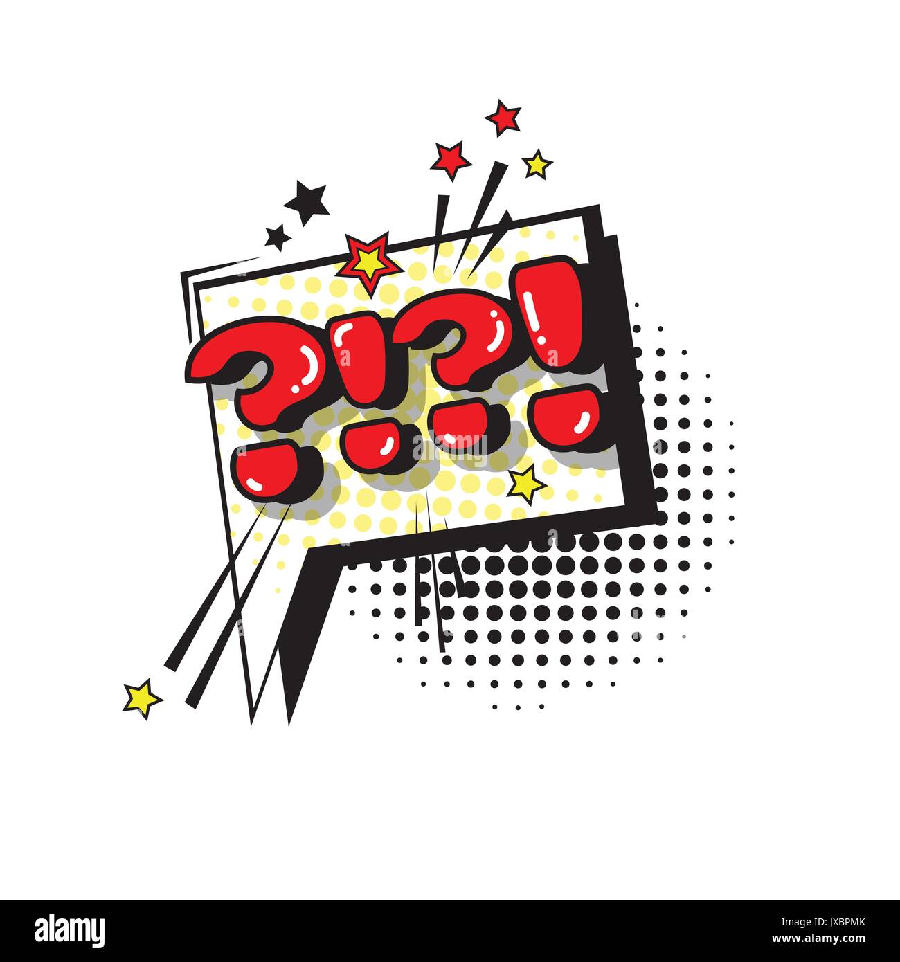 Comic Speech Chat Bubble Pop Art Style Sound Expression Text Icon Stock ...