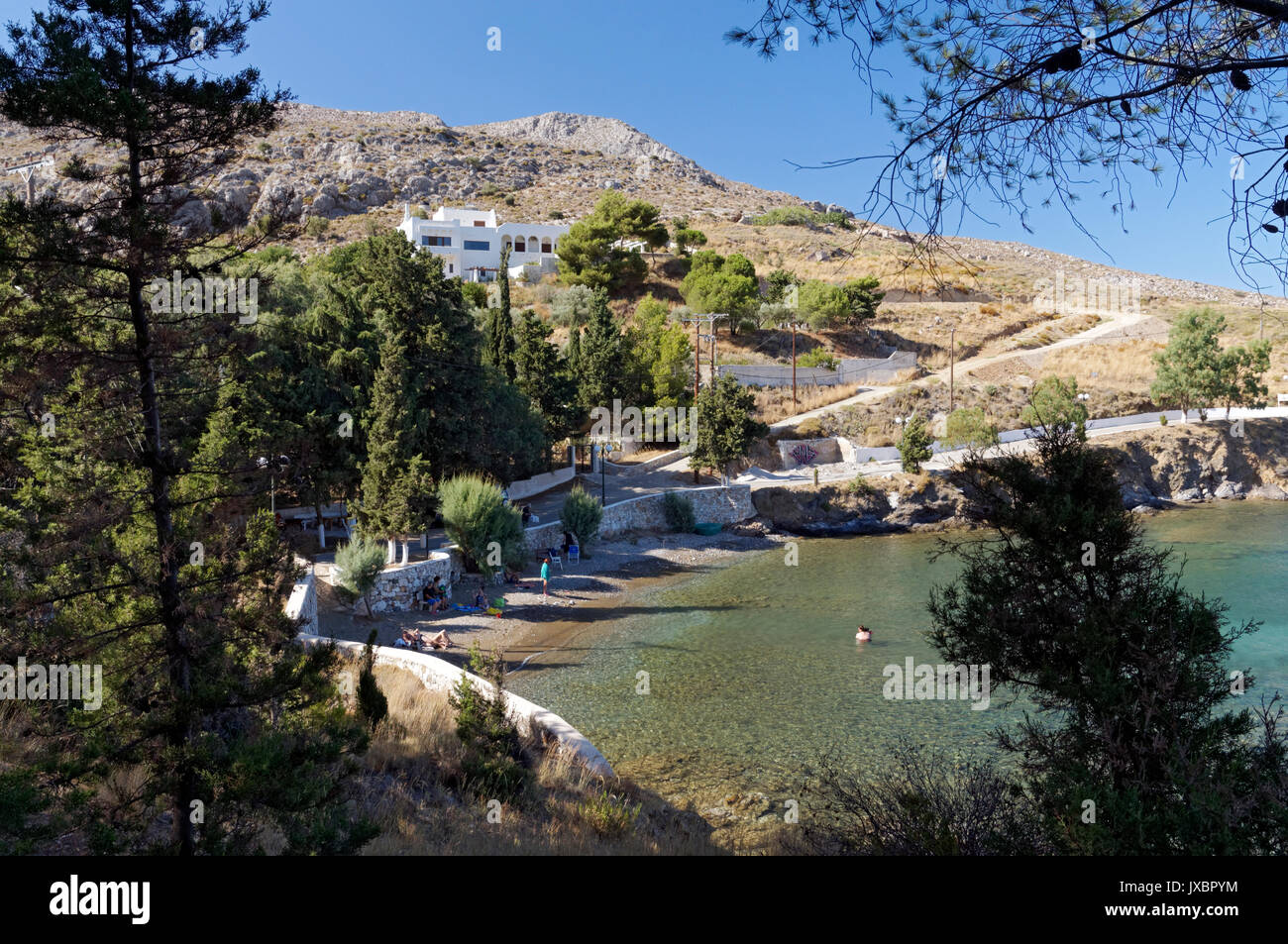 Leros greece beach hi-res stock photography and images - Alamy
