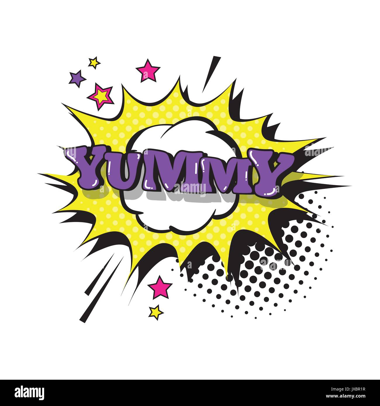 Word yummy hi-res stock photography and images - Alamy