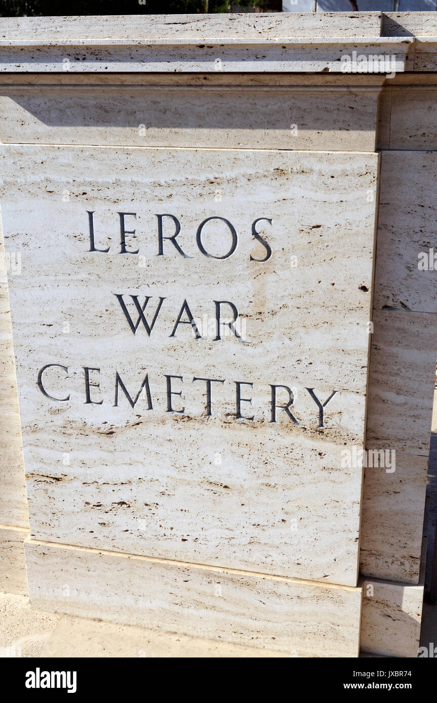 British War Cemetery, Alinta, Leros Island, Dodecanese Islands, Greece ...