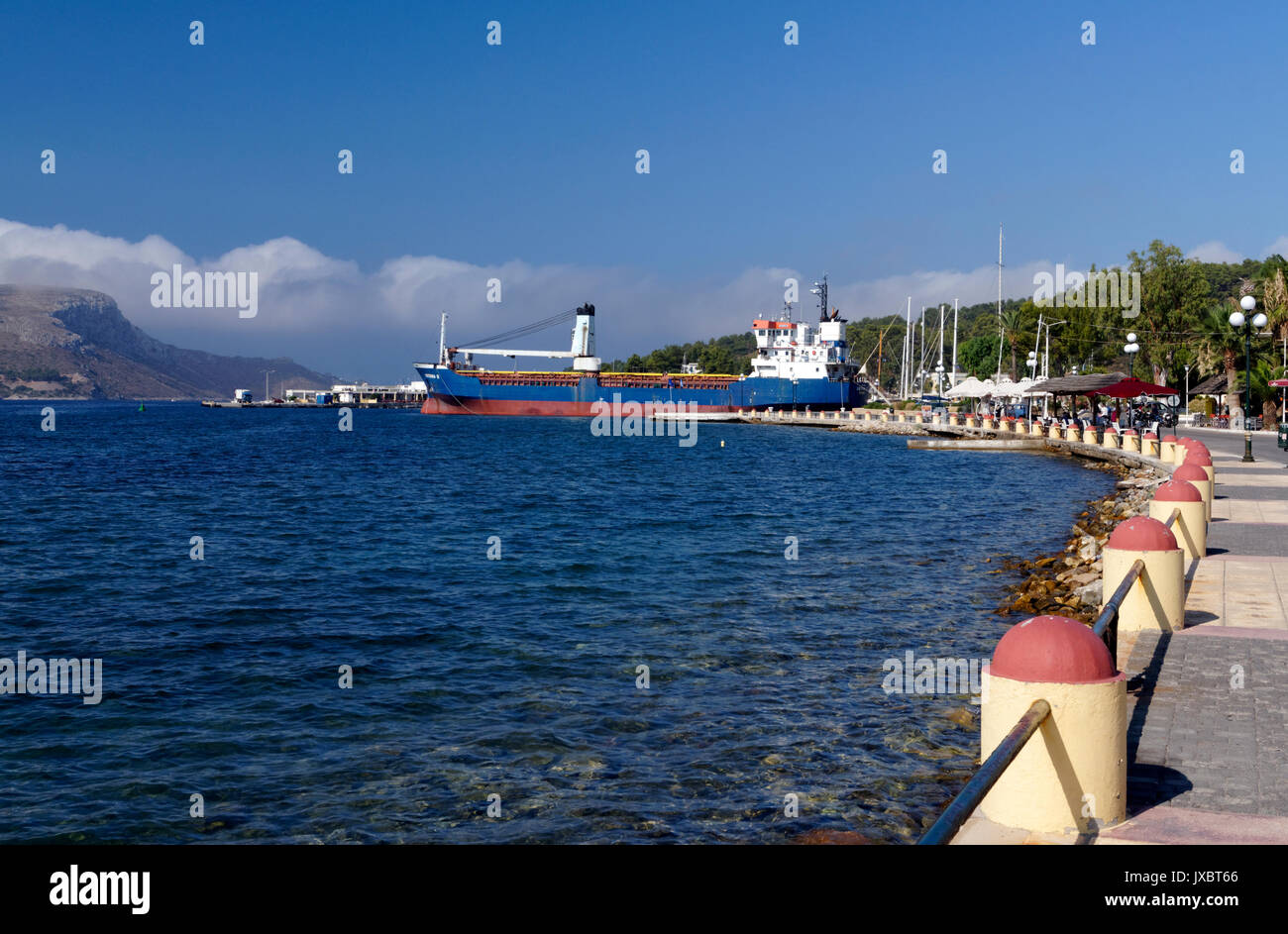 The town of Lakki built by Italian Fascists in the style known as ...