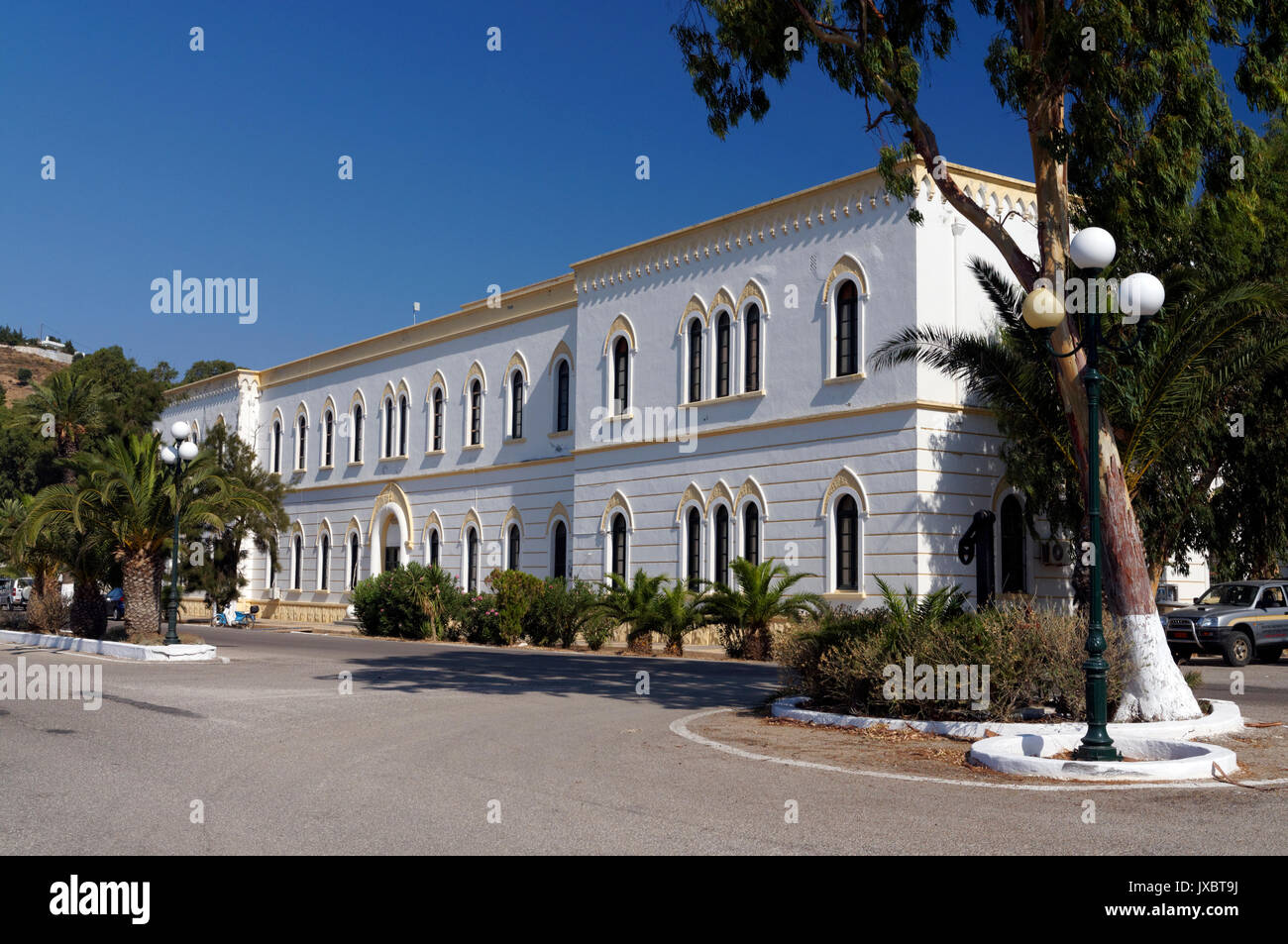 The Naval Barracks, Lakki, Leros Island, Dodecanese Islands, Greece ...