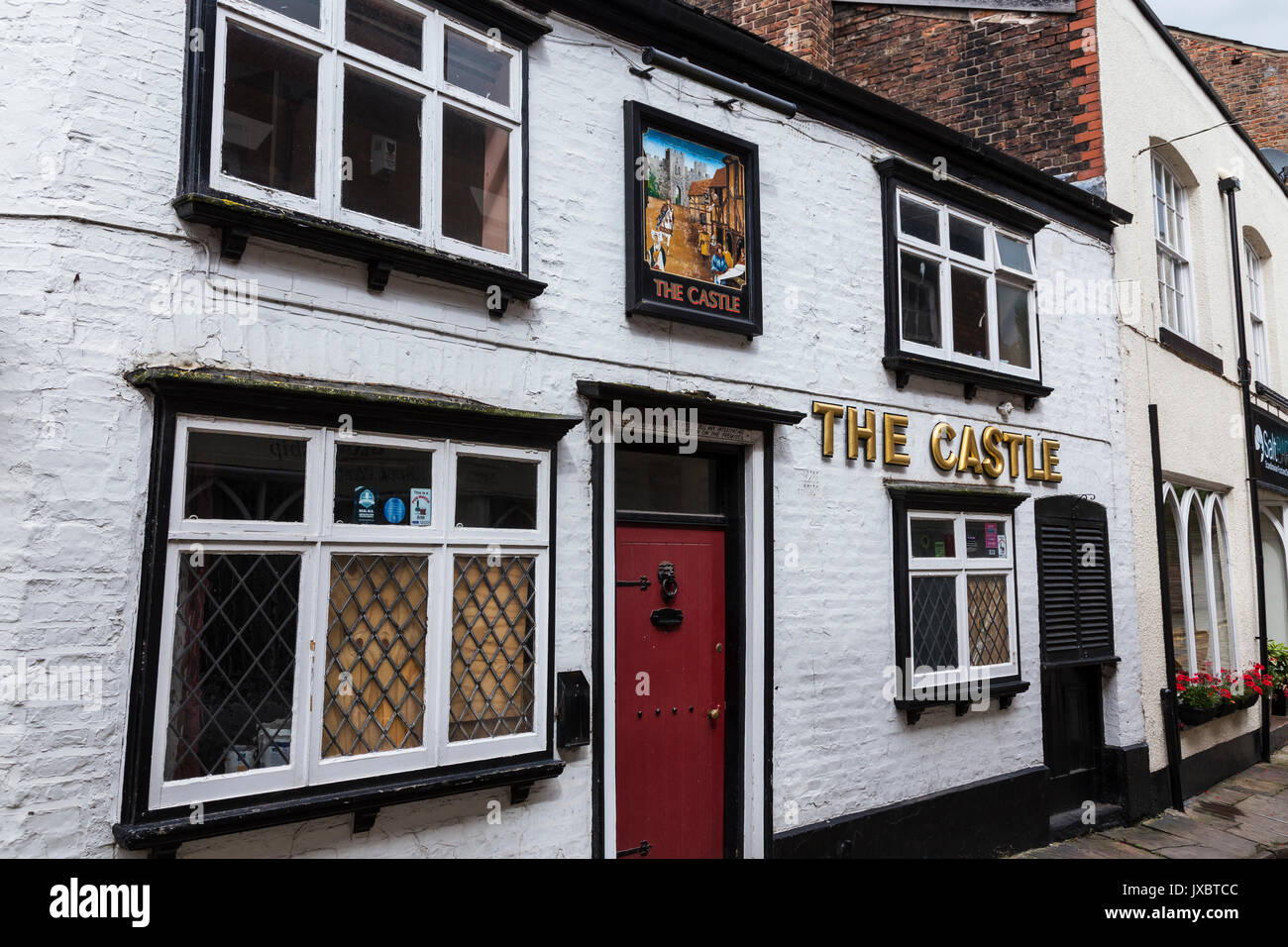 Frontage of The Castle, A Disused Public House in Macclesfield ...