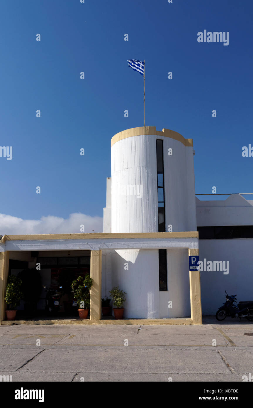 The town of Lakki built by Italian Fascists in the style known as ...