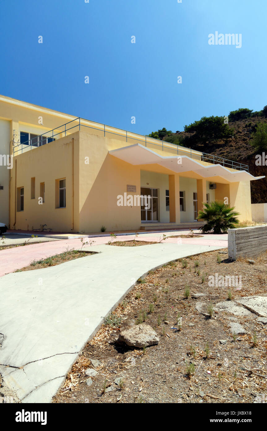 The town of Lakki built by Italian Fascists in the style known as ...