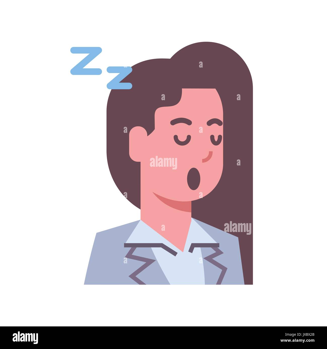 Smiley emoticon facial expression sleep hi-res stock photography and ...