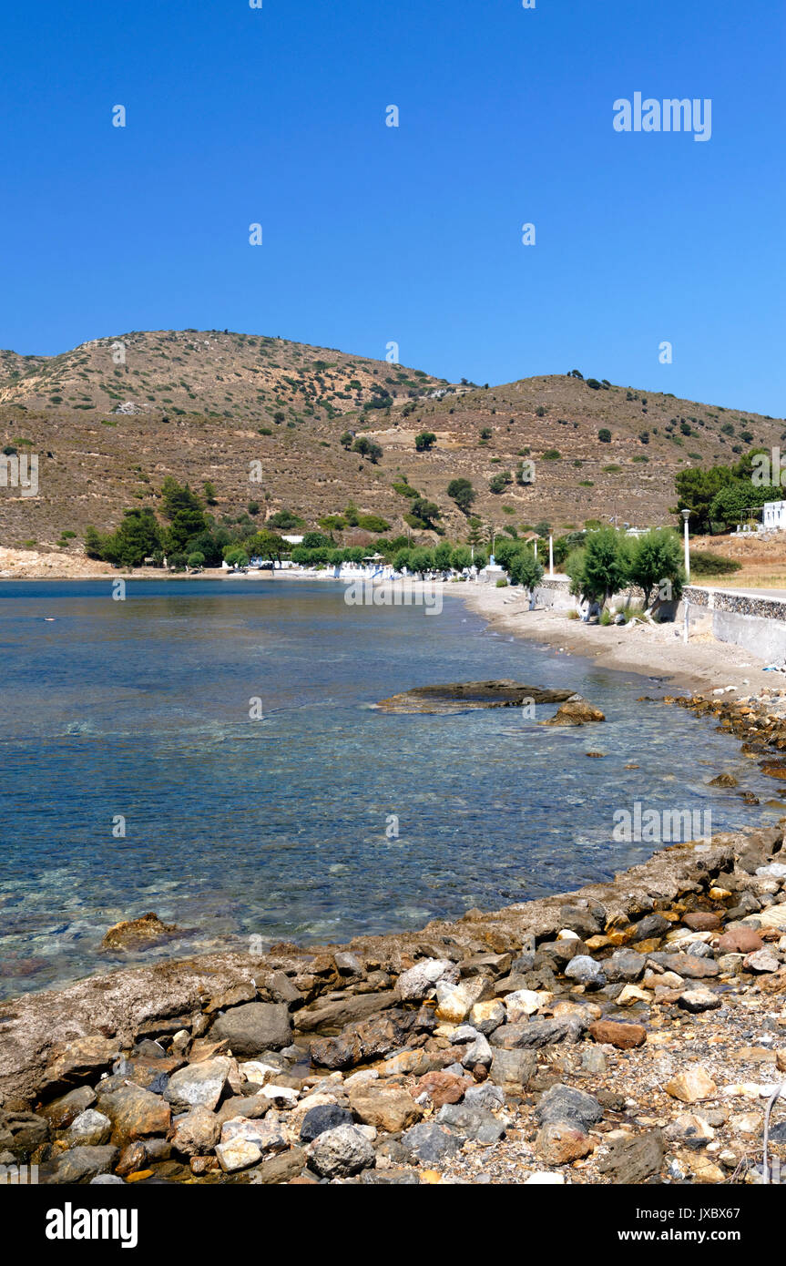 Lakki Bay from Merikia, Leros Island, Dodecanese Islands, Greece Stock ...