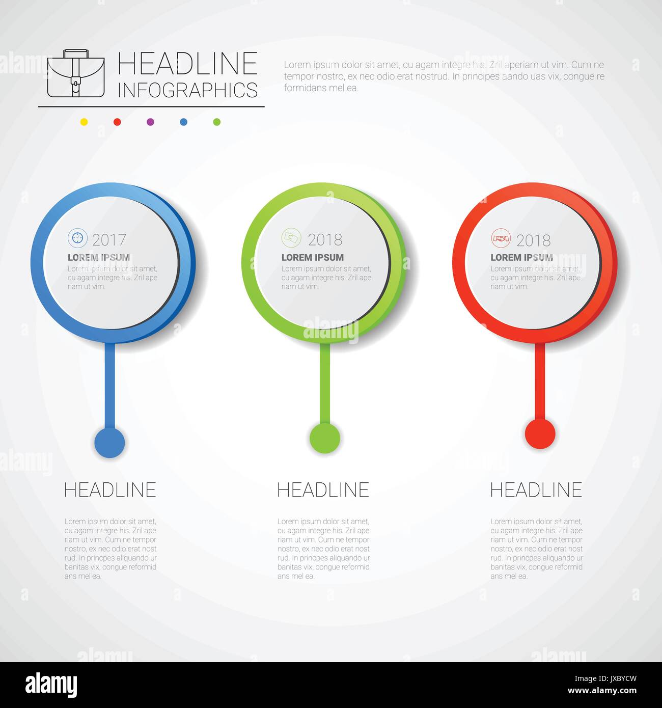 Headline Infographic Design Business Data Graphic Collection ...